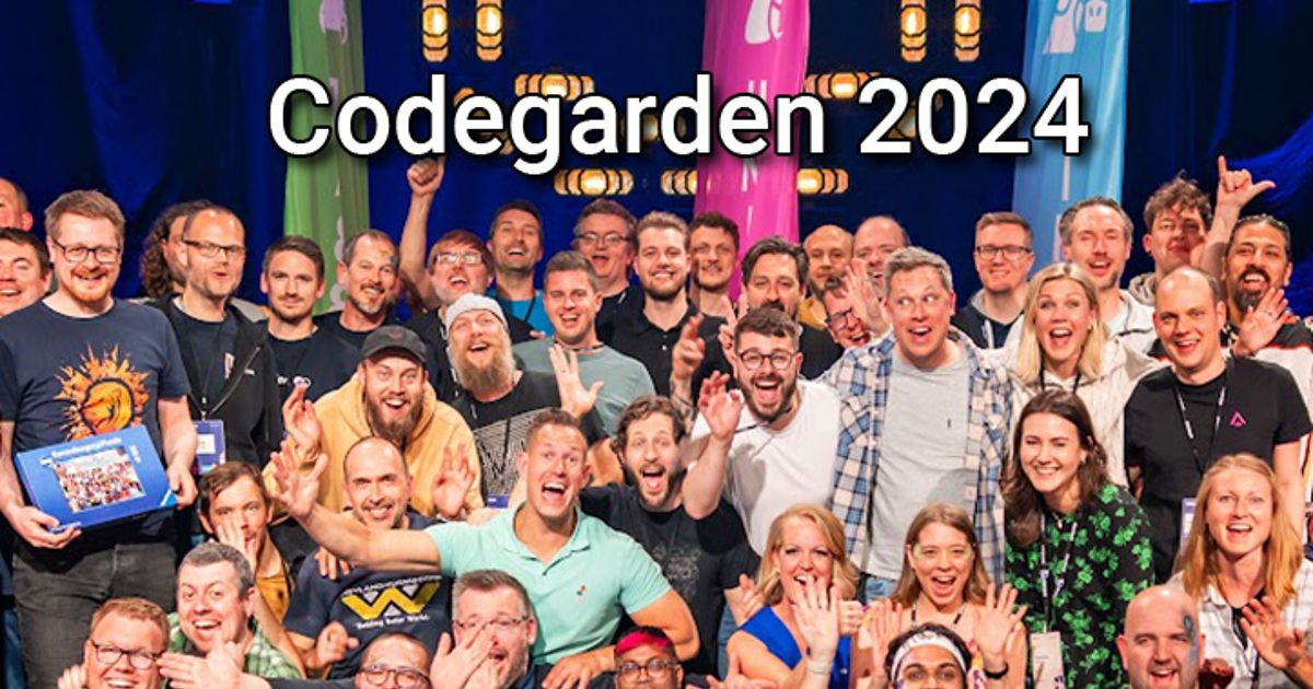 Codegarden 2024: Unicorns, Giraffes and an Evil Rabbit | cornehoskam.com